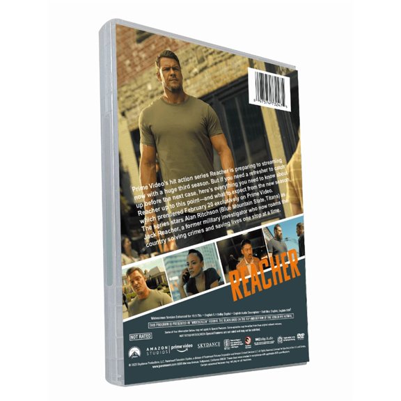 Paramount+, Reacher Season 3 DVD, Region 1, 2-Disc Set, Action ...