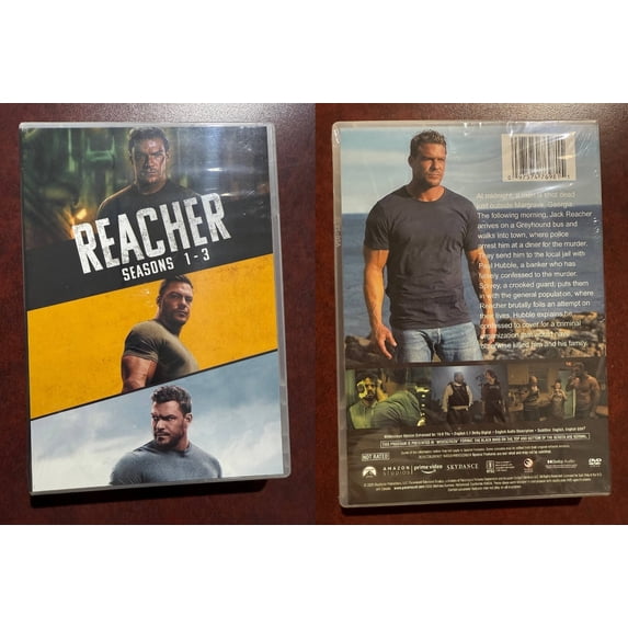 Reacher: The Complete Series, Seasons 1-3 (DVD, 8-Disc, Box-Set) Brand ...