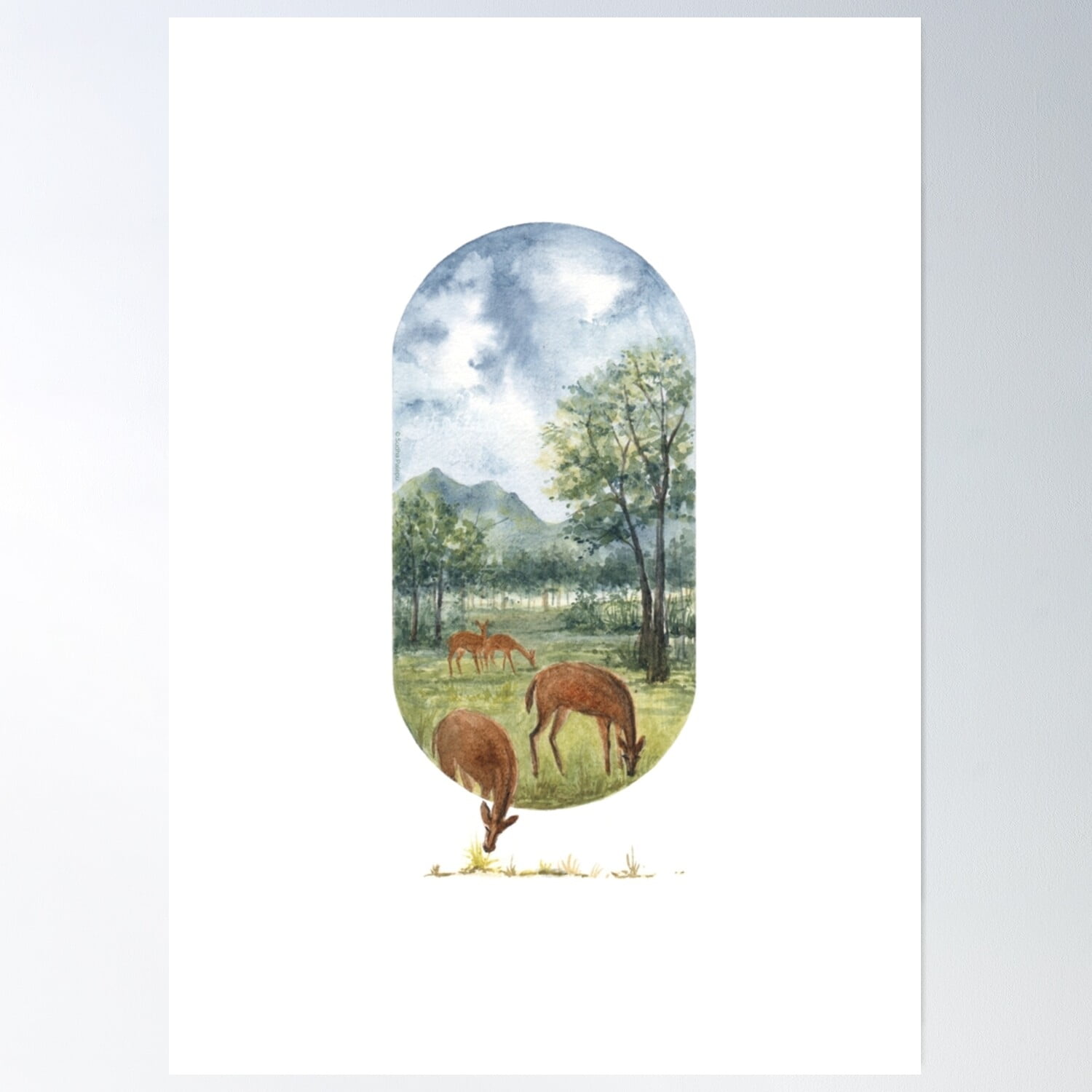 Reaching Out Poster Wall Art, Modern Wall Decor, 24x36 UNFRAMED ...