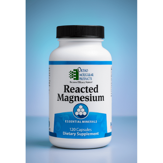 Ortho Molecular Reacted Magnesium, 120ct, Three Forms of Highly ...