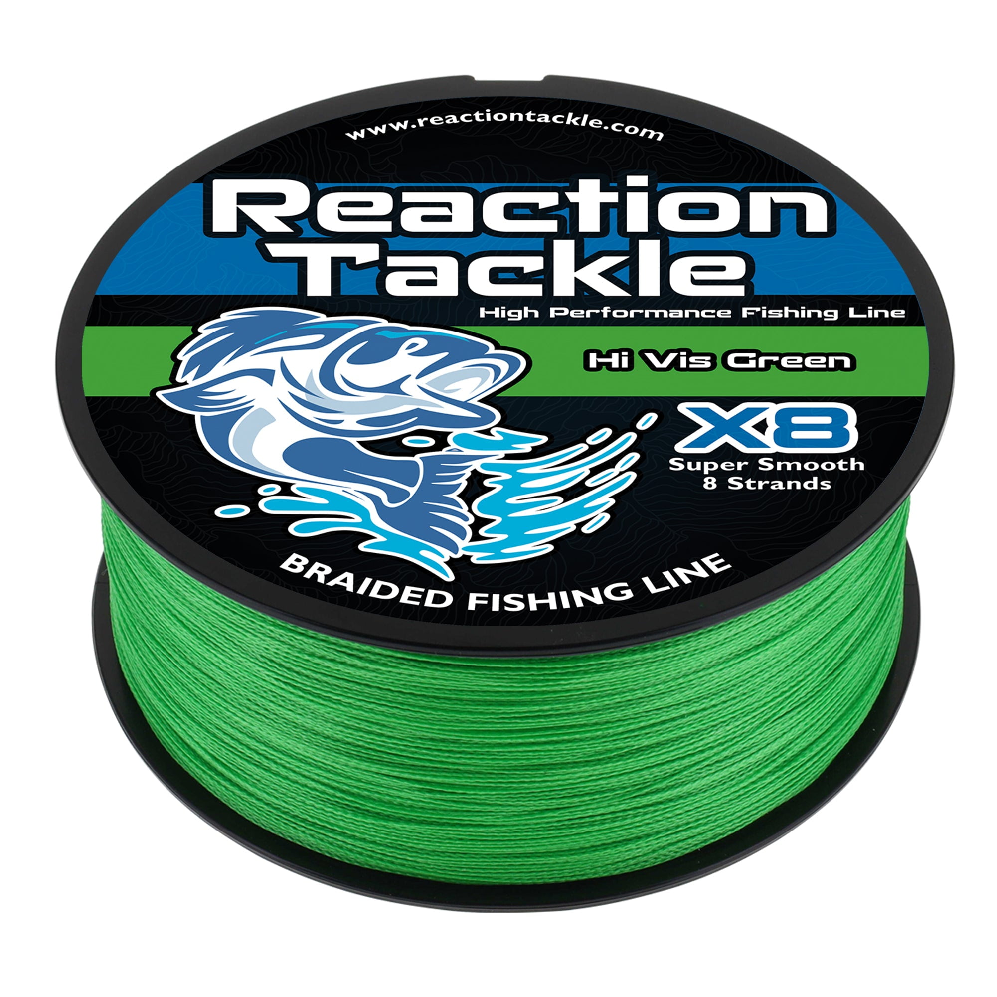 Reaction Tackle X8 8-Strand Braided Fishing Line – Super Strong ...