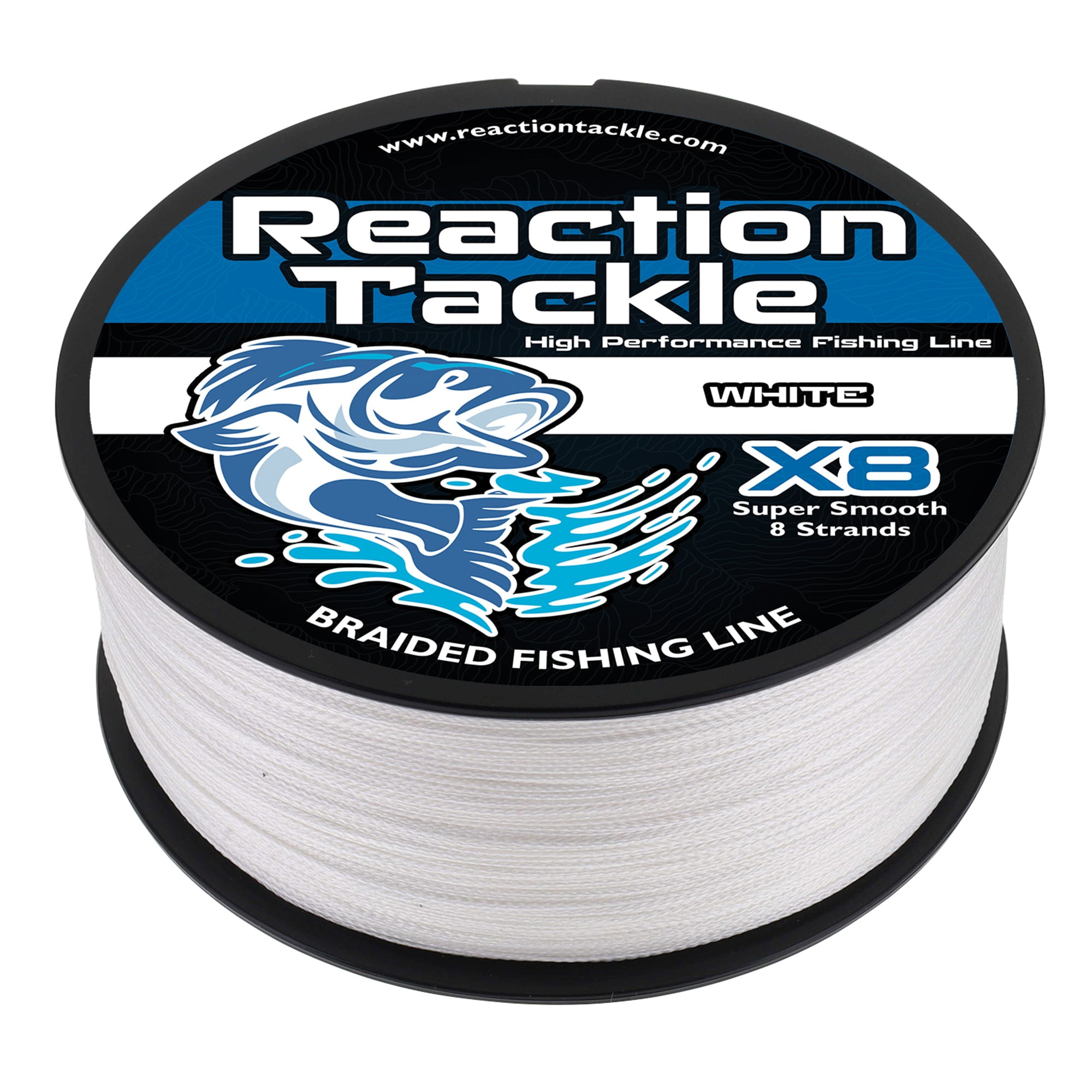 Reaction Tackle X8 8-Strand Braided Fishing Line – Super Strong ...