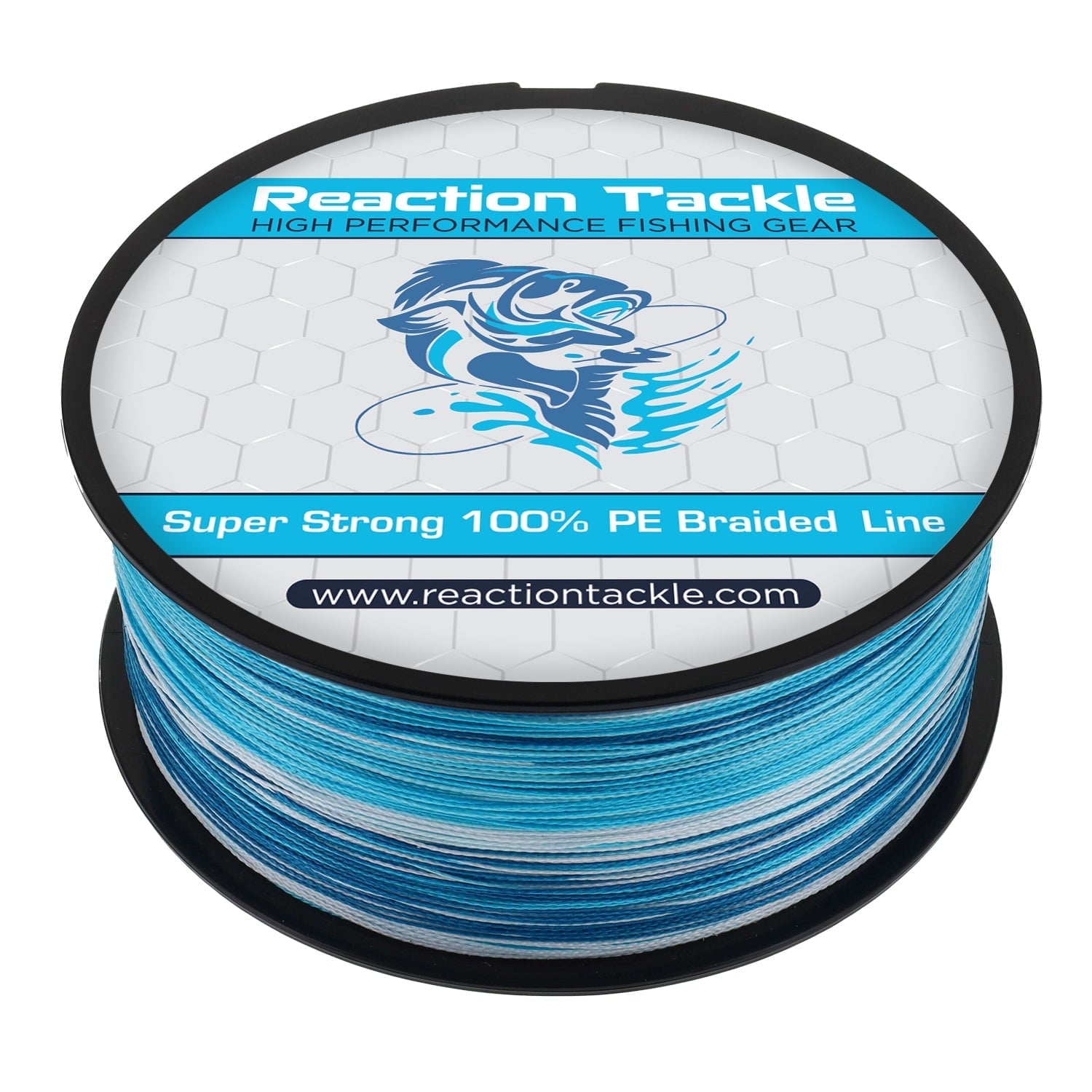 Reaction Tackle Braided Fishing Line Blue Camo - Walmart.com
