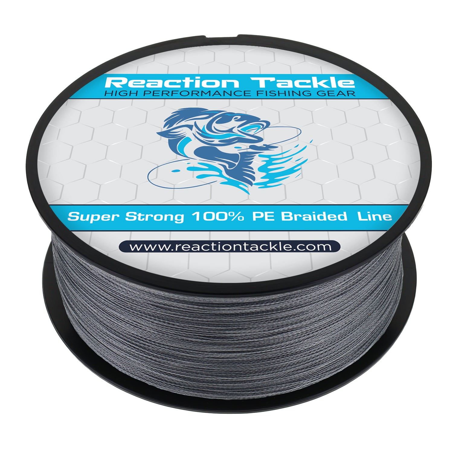 reaction tackle high performance braided fishing line- multi-color ...