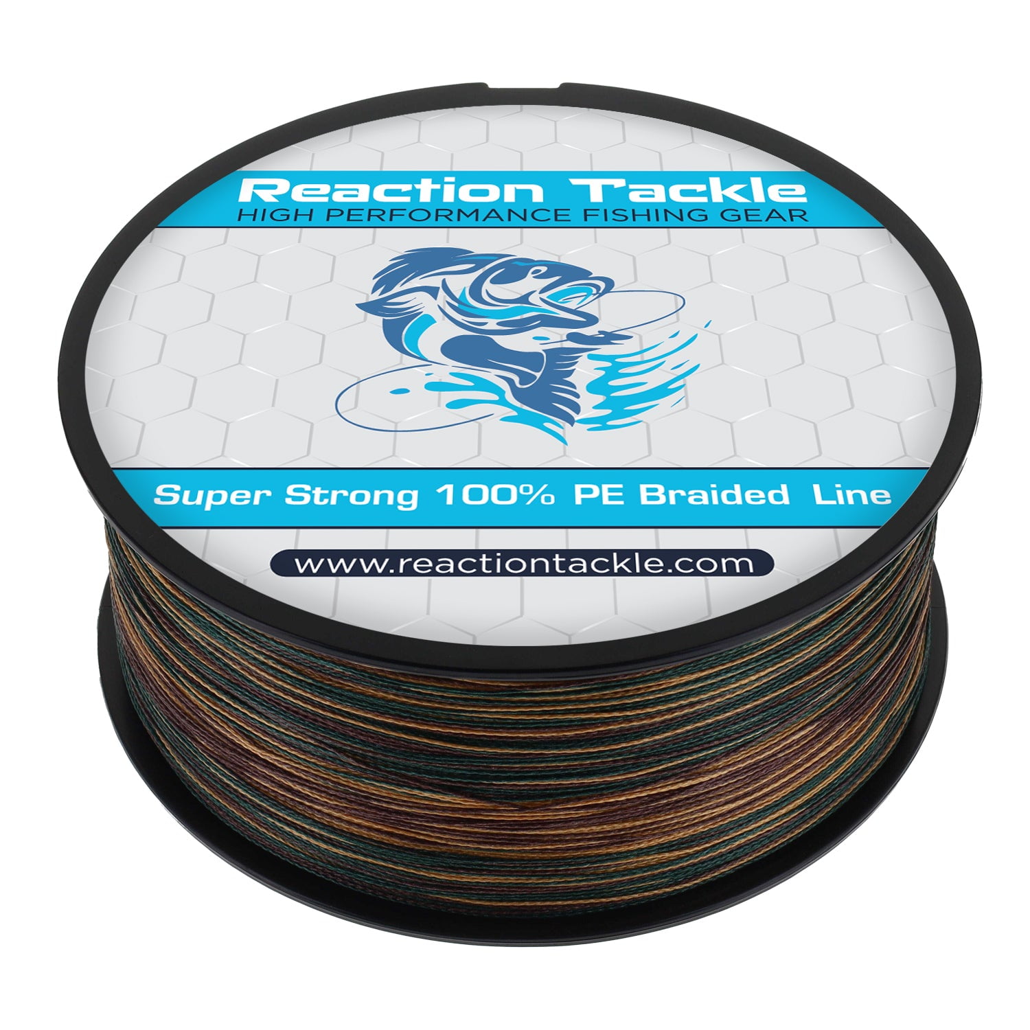 Reaction Tackle Braided Fishing Line Green Camo - Walmart.com