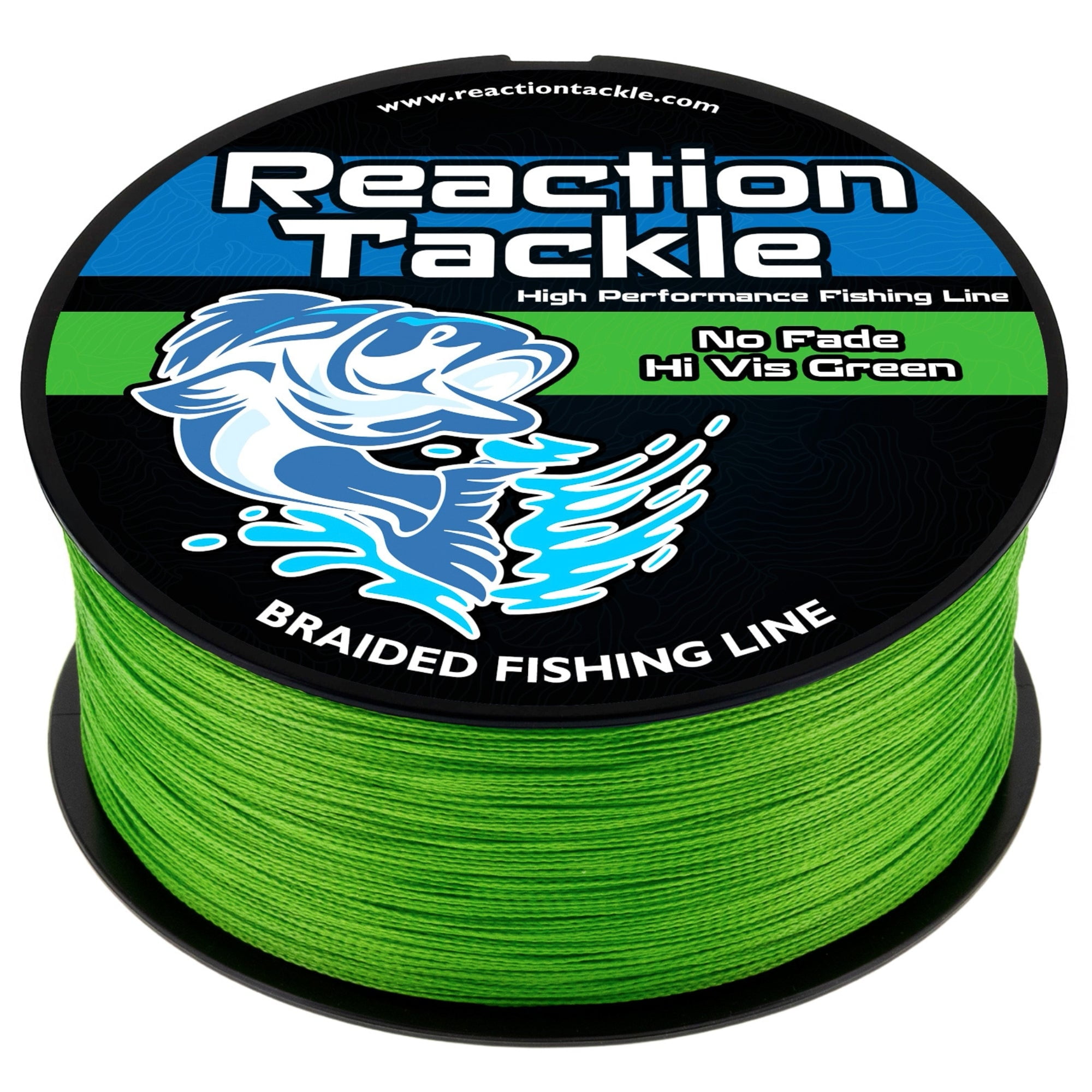 Reaction Tackle Braided Fishing Line – Never Fade, Ultra Strong PE ...