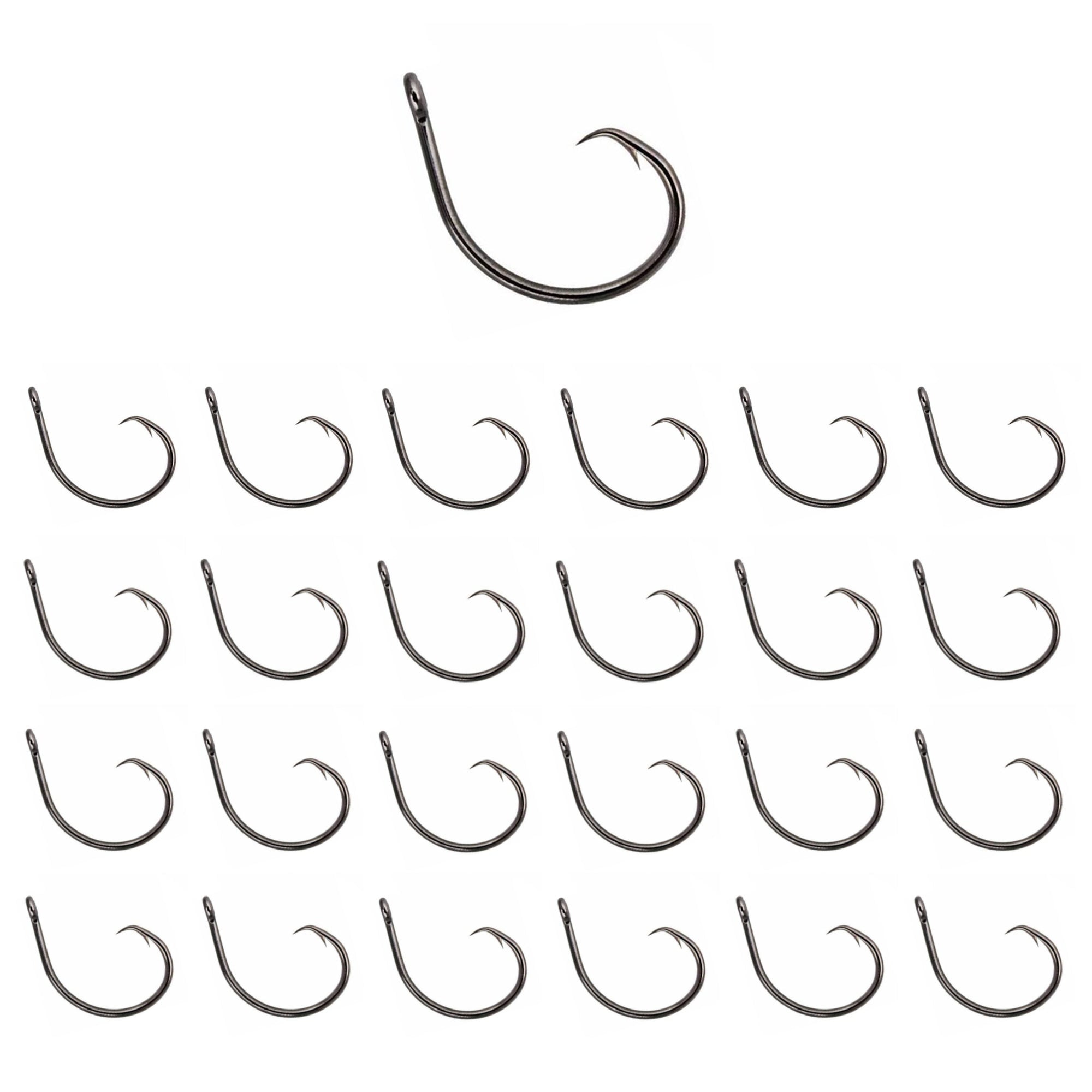 Reaction Tackle, Circle Hooks, #2/0, Saltwater and Freshwater - Walmart.com
