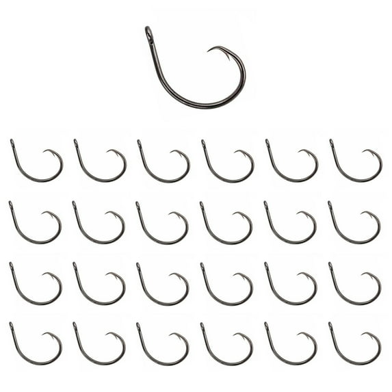 Reaction Tackle, Circle Hooks, #2/0, Saltwater and Freshwater - Walmart.com
