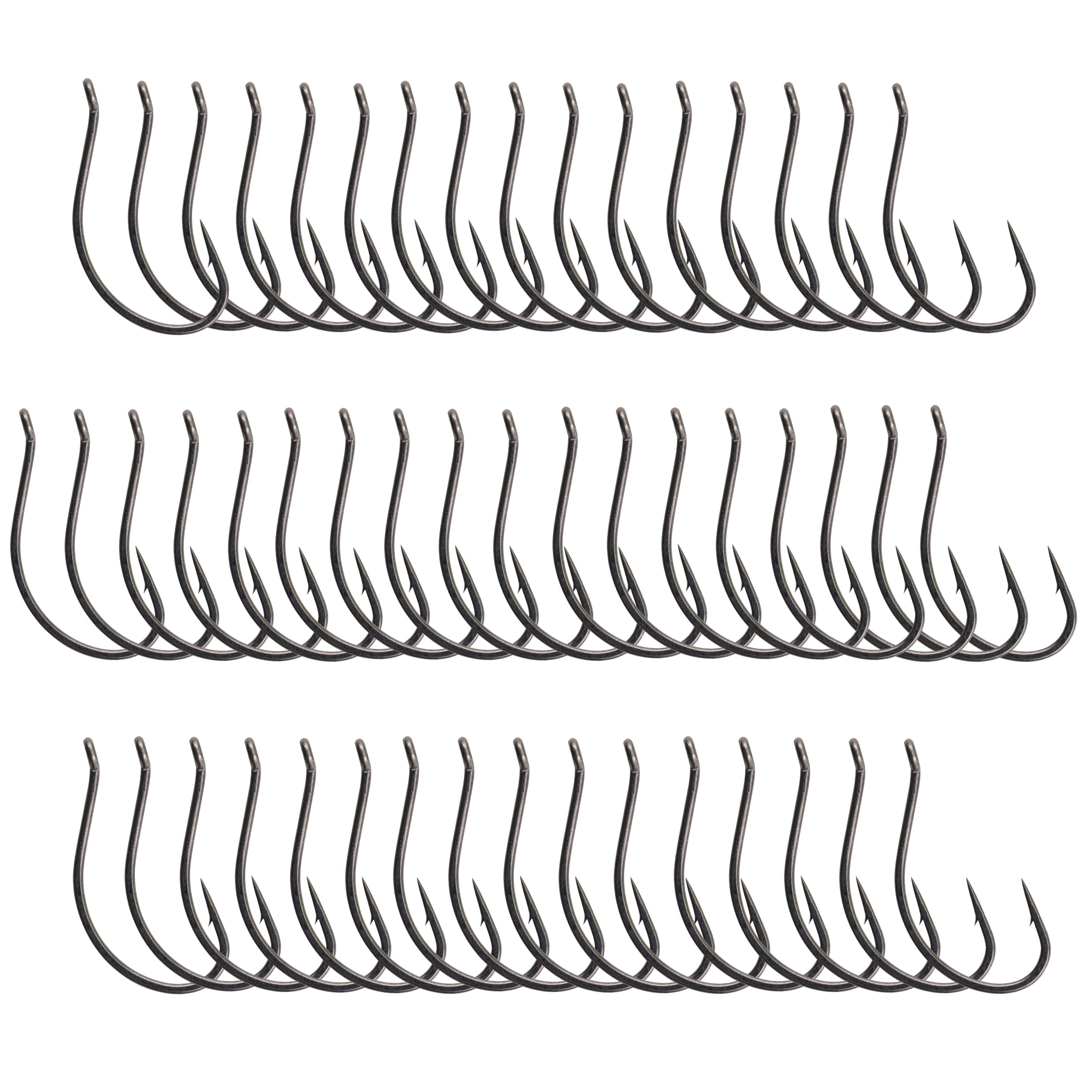 Reaction Tackle Dropshot Hooks - #2- Black - Walmart.com