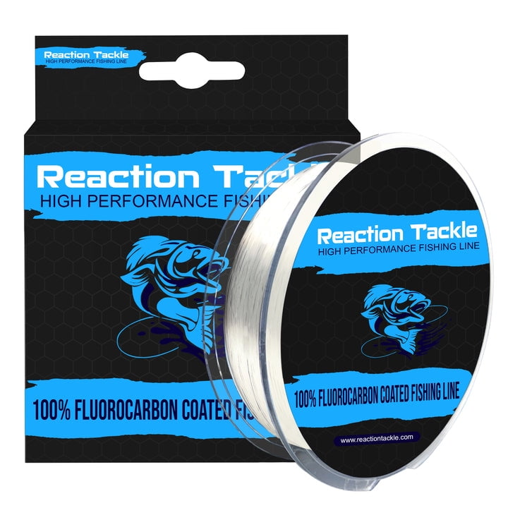 Reaction Tackle Fluoro Coated 15LB 350 Yd - Walmart.com