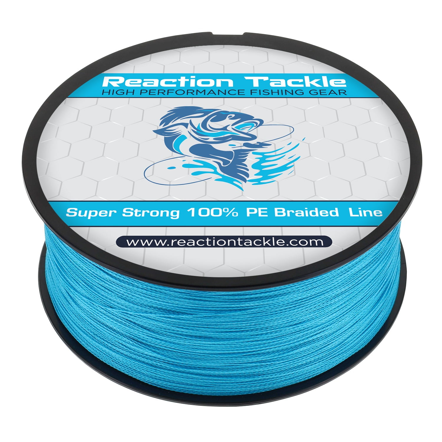 Reaction Tackle High Performance 50lb Braided Fishing Line, 300 ...