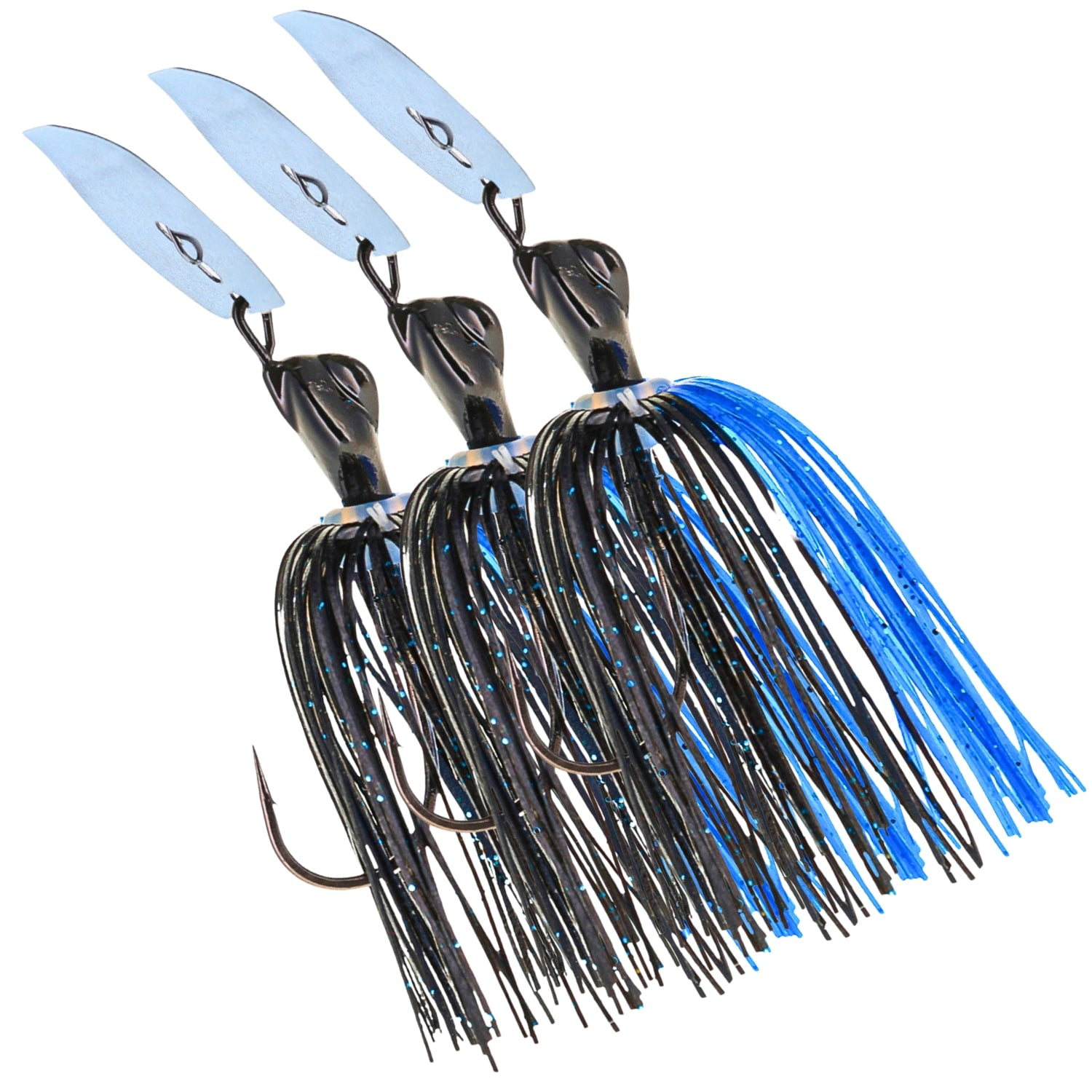 Lead Breaker Jigs (3-pack) 1/4 oz Black/Blue - Walmart.com