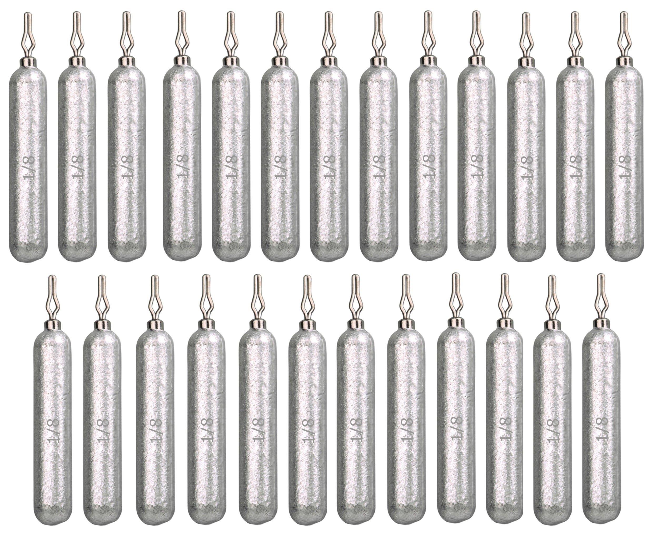 Reaction Tackle- Lead Drop Shot Weights - dropshot sinkers, 1/8 oz ...