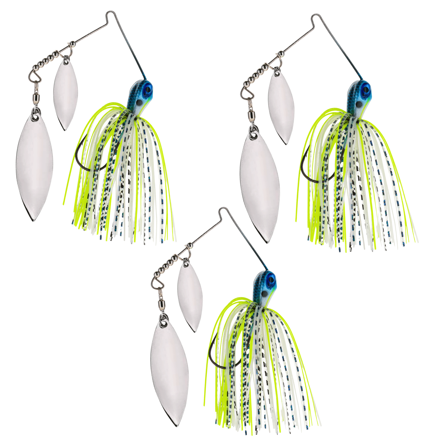 Spinner Bait - 1/4oz- Charming Shad (3 pack) - Walmart.com