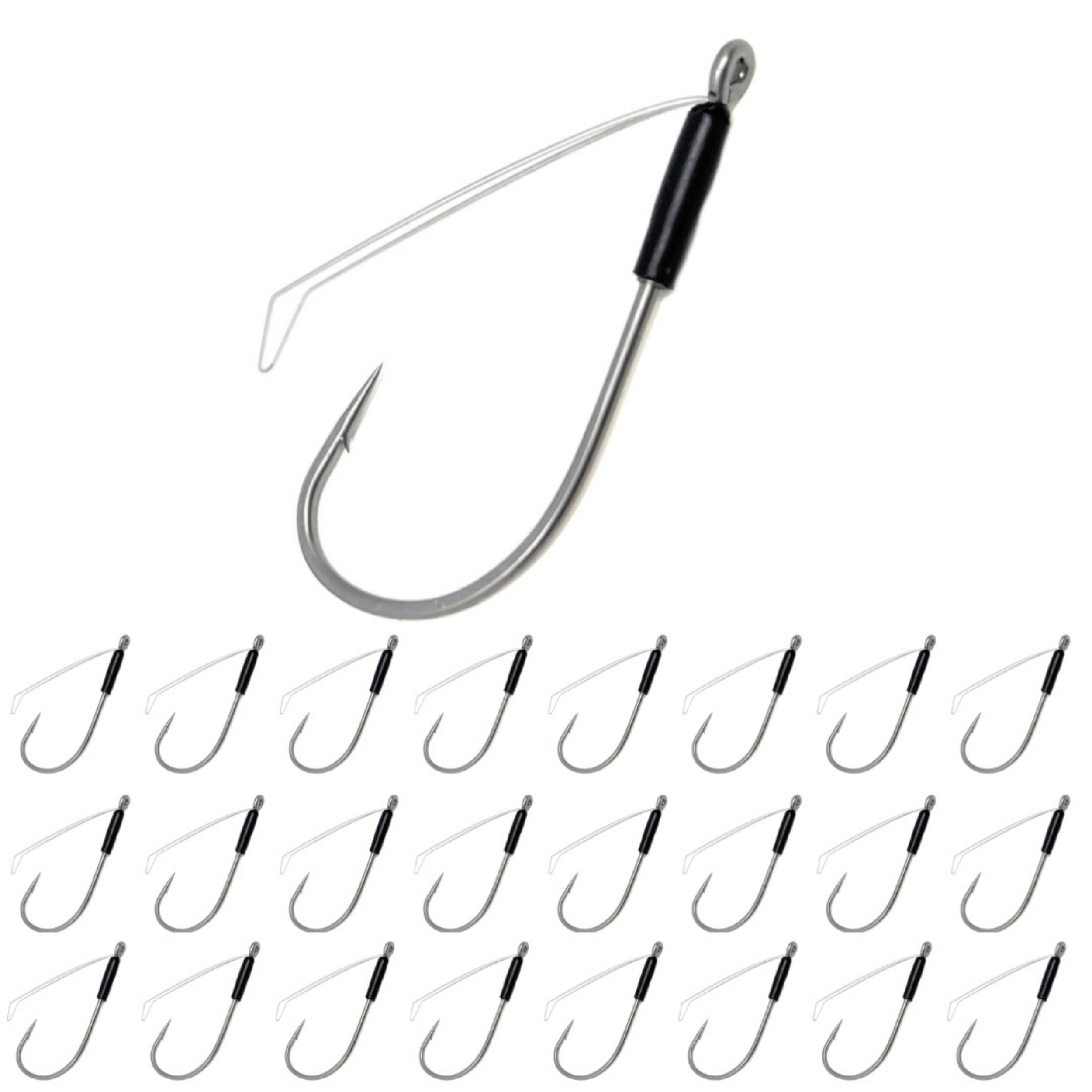Reaction Tackle Neko / Wacky Hooks - #2/0 - Weedless wire guard ...