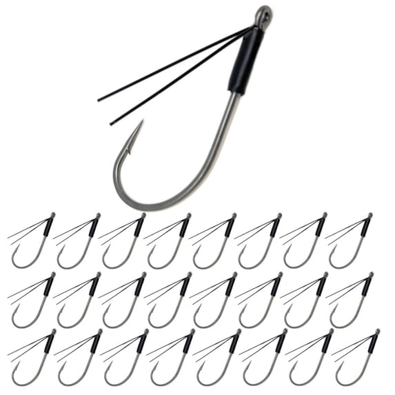 Reaction Tackle Neko / Wacky Hooks - #4 - Weedless fiber guard ...