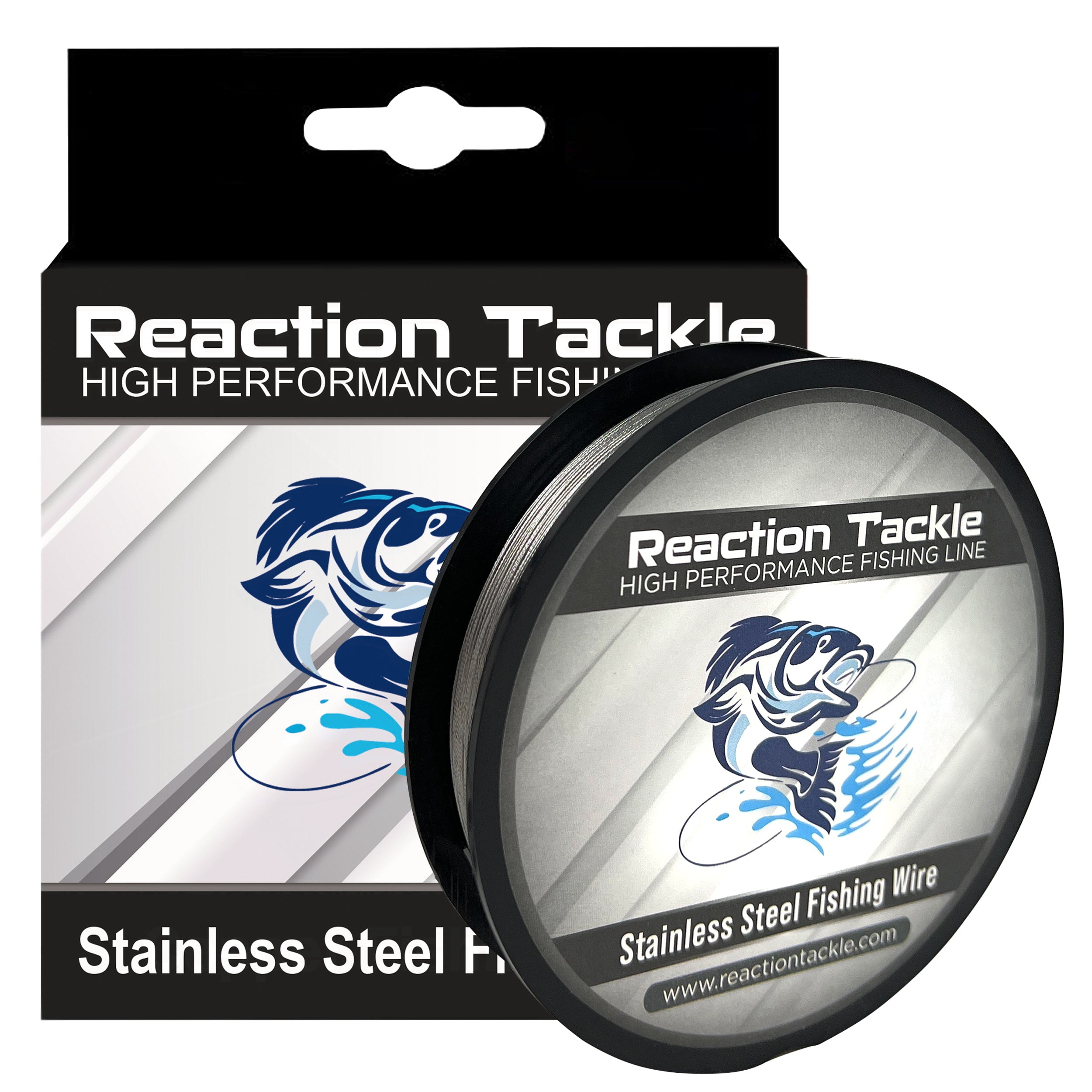 Reaction Tackle Stainless Steel Trolling Line 30LB - Premium Fishing ...