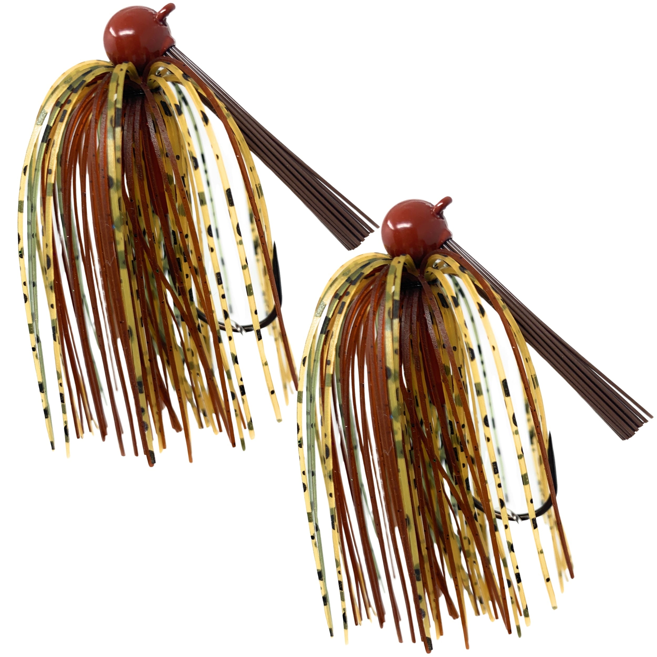 Reaction Tackle Tungsten Football Jig for Bass Fishing - 1 oz Camo Craw ...