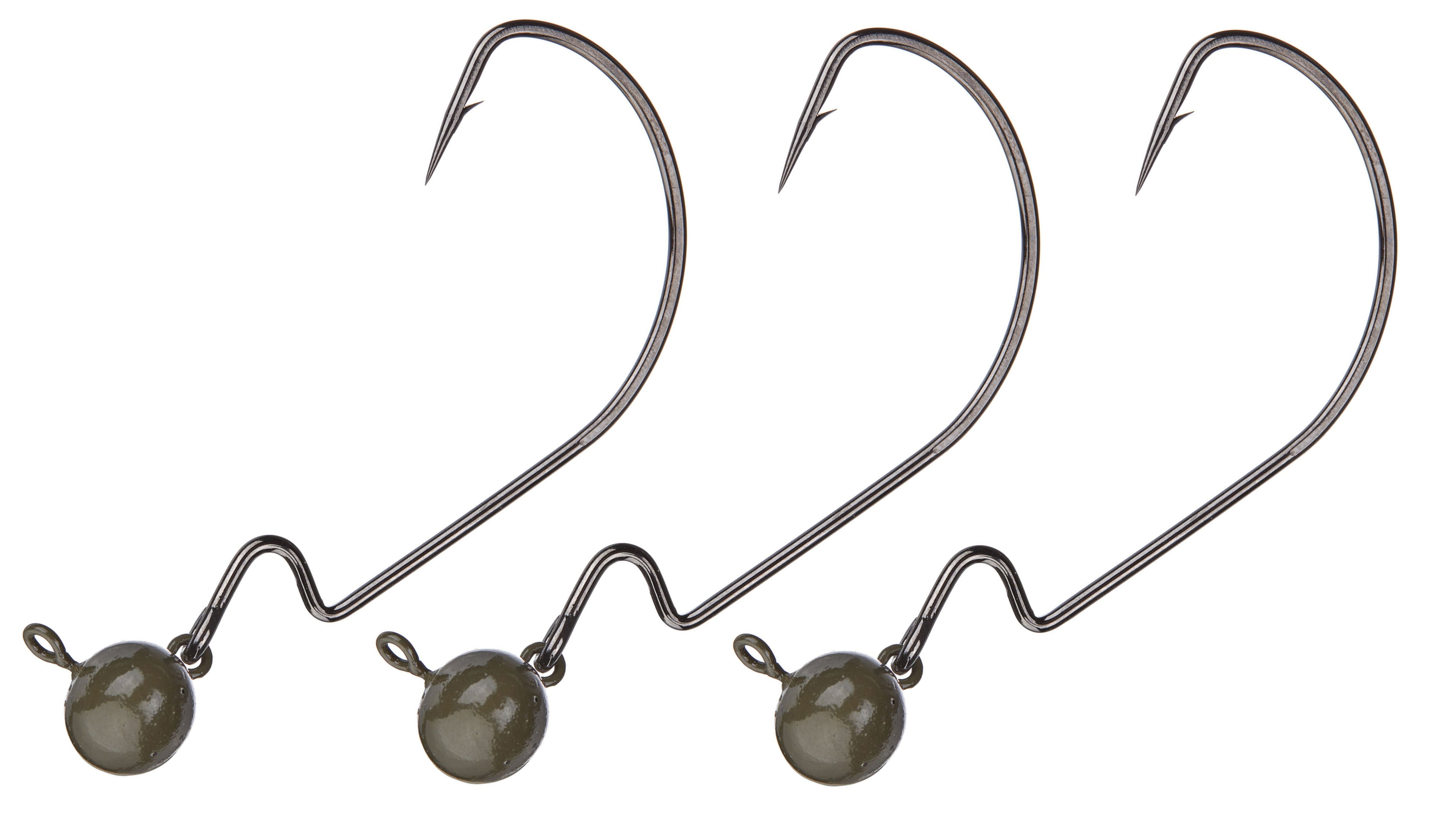 Reaction Tackle Tungsten Football Swing Jig Heads - Bass Fishing Jigs ...