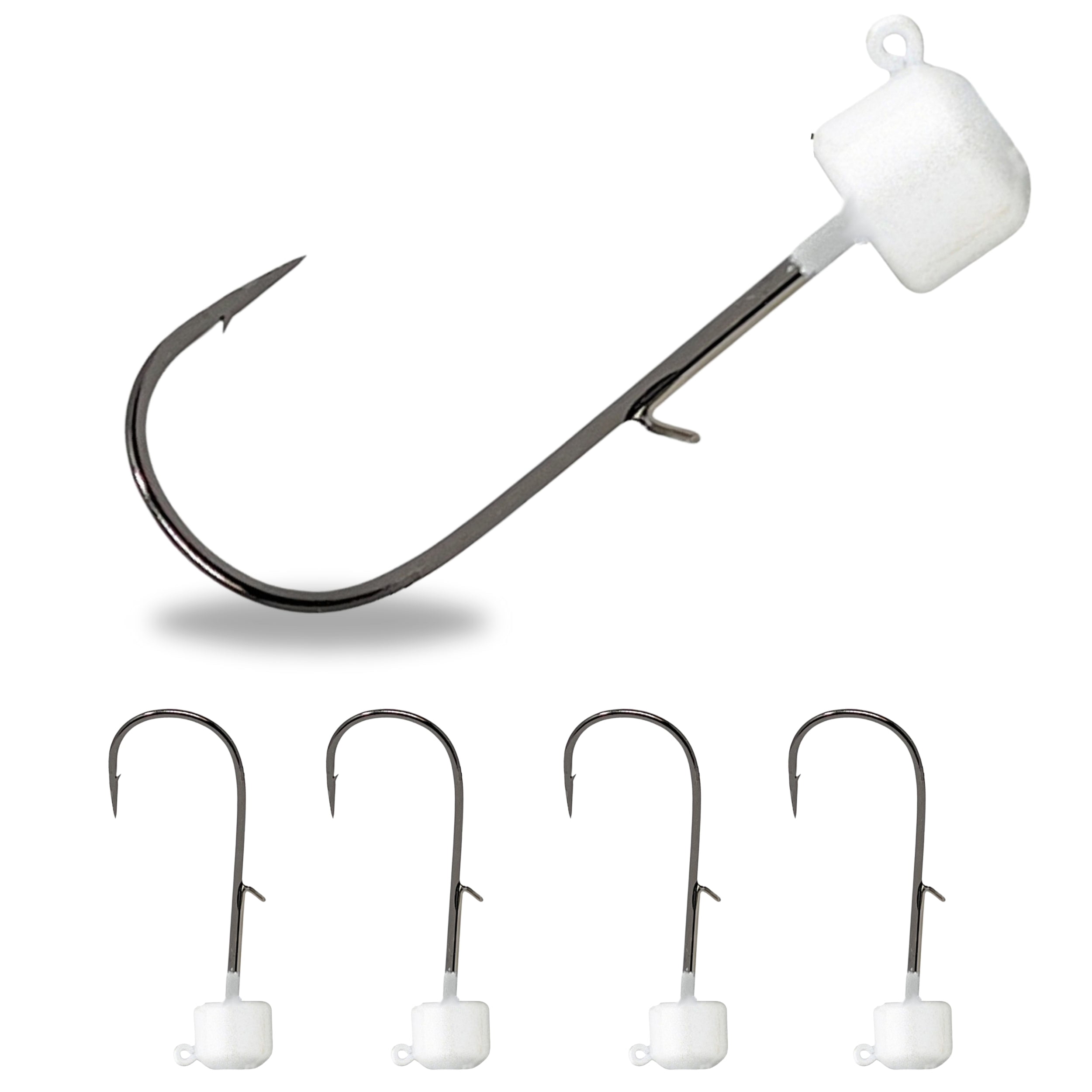 Reaction Tackle Tungsten Mushroom Head Ned Rig Shroom Jig Heads for ...