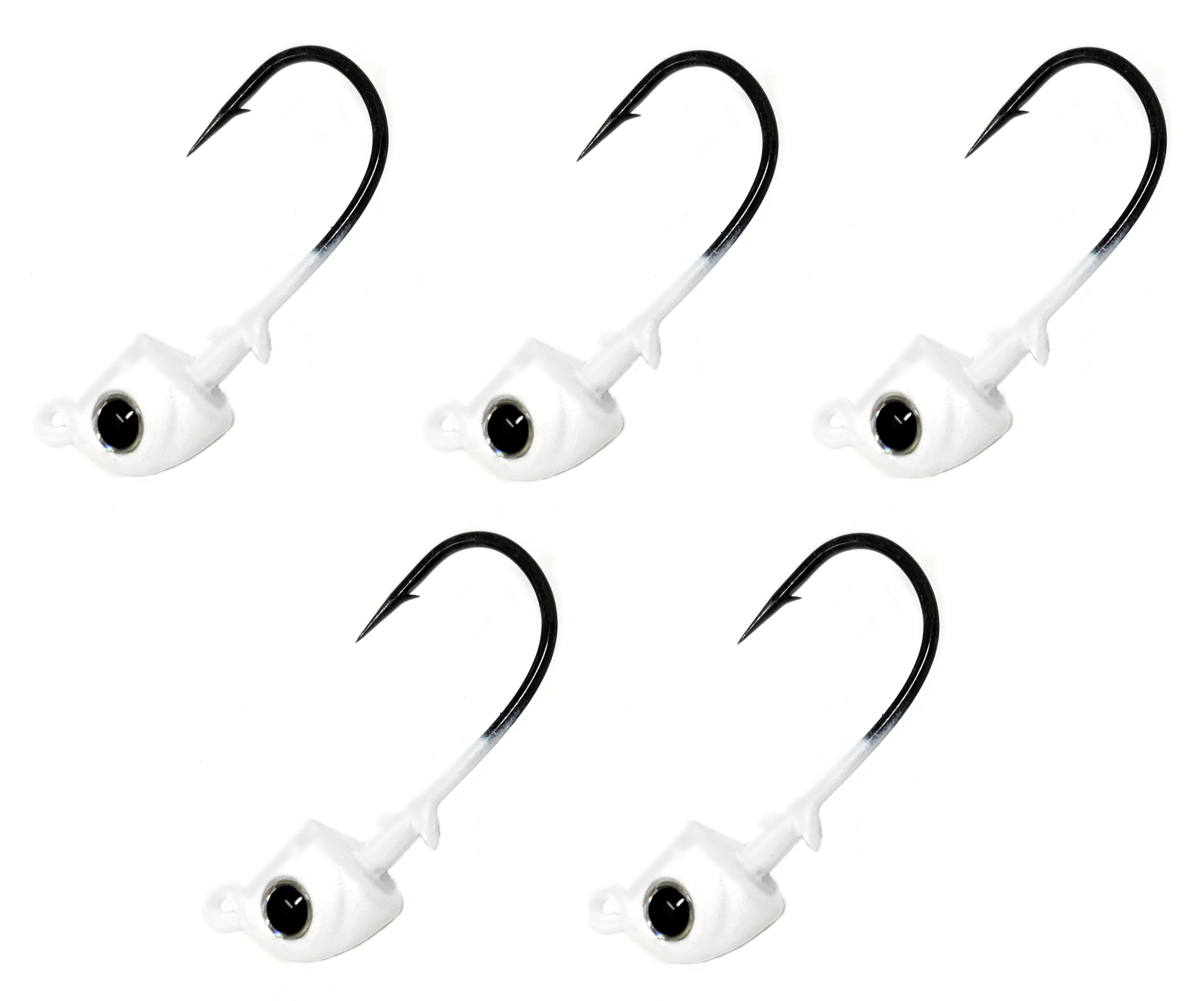Reaction Tackle Tungsten Swimbait Jig Heads - 3D Realistic Eyes Attract ...