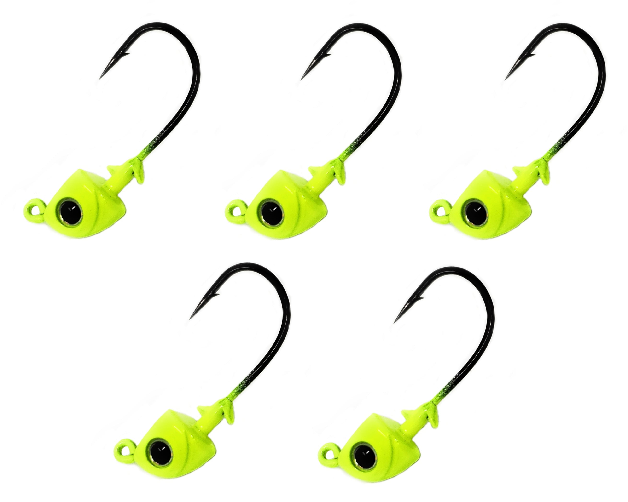 Reaction Tackle Tungsten Swimbait Jig Heads - 3D Realistic Eyes Attract ...