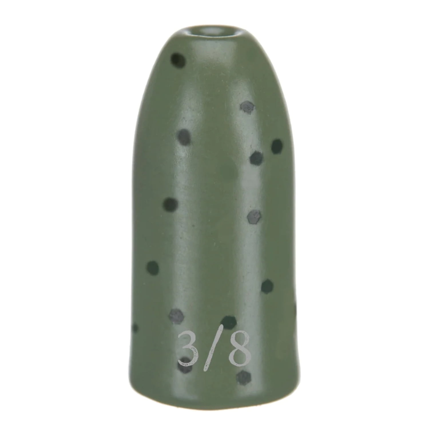 Reaction Tackle 6 Pack Bullet Shaped Tungsten Worm Weights, 3/8 oz ...