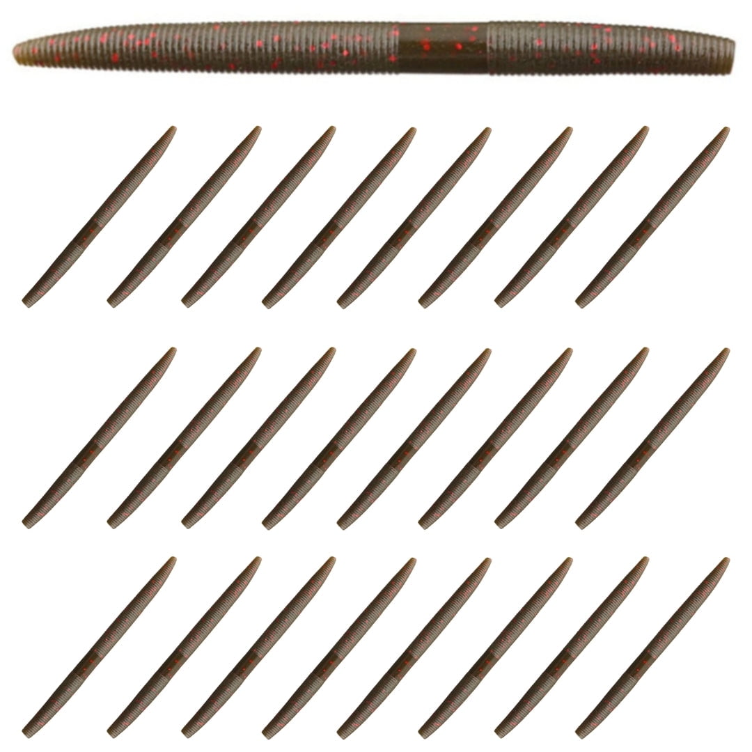 Reaction Tackle Wacky Worms / Soft Plastic Worm Stick Baits Green ...