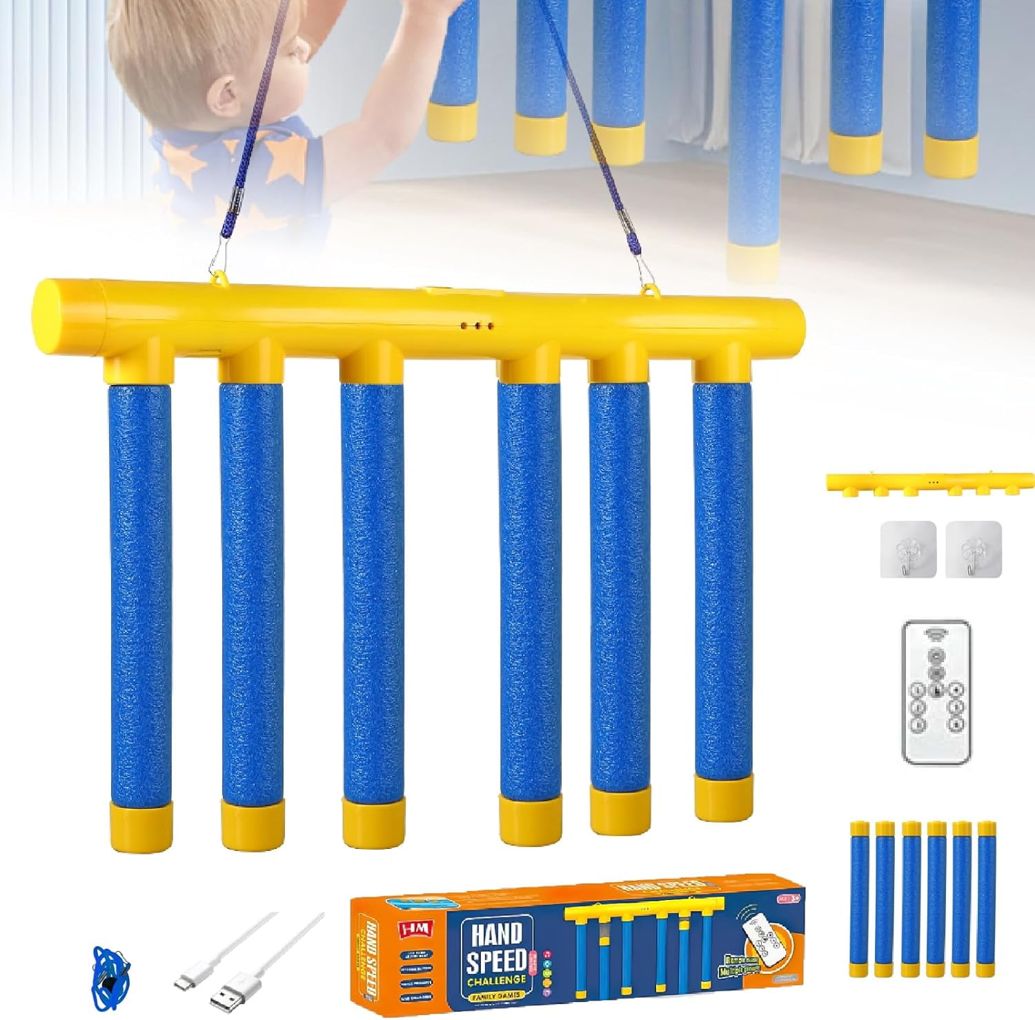 Reaction Time Training Toy,Falling Sticks Game,Catching Sticks Game,Drop Sticks Game,Upgrade ...