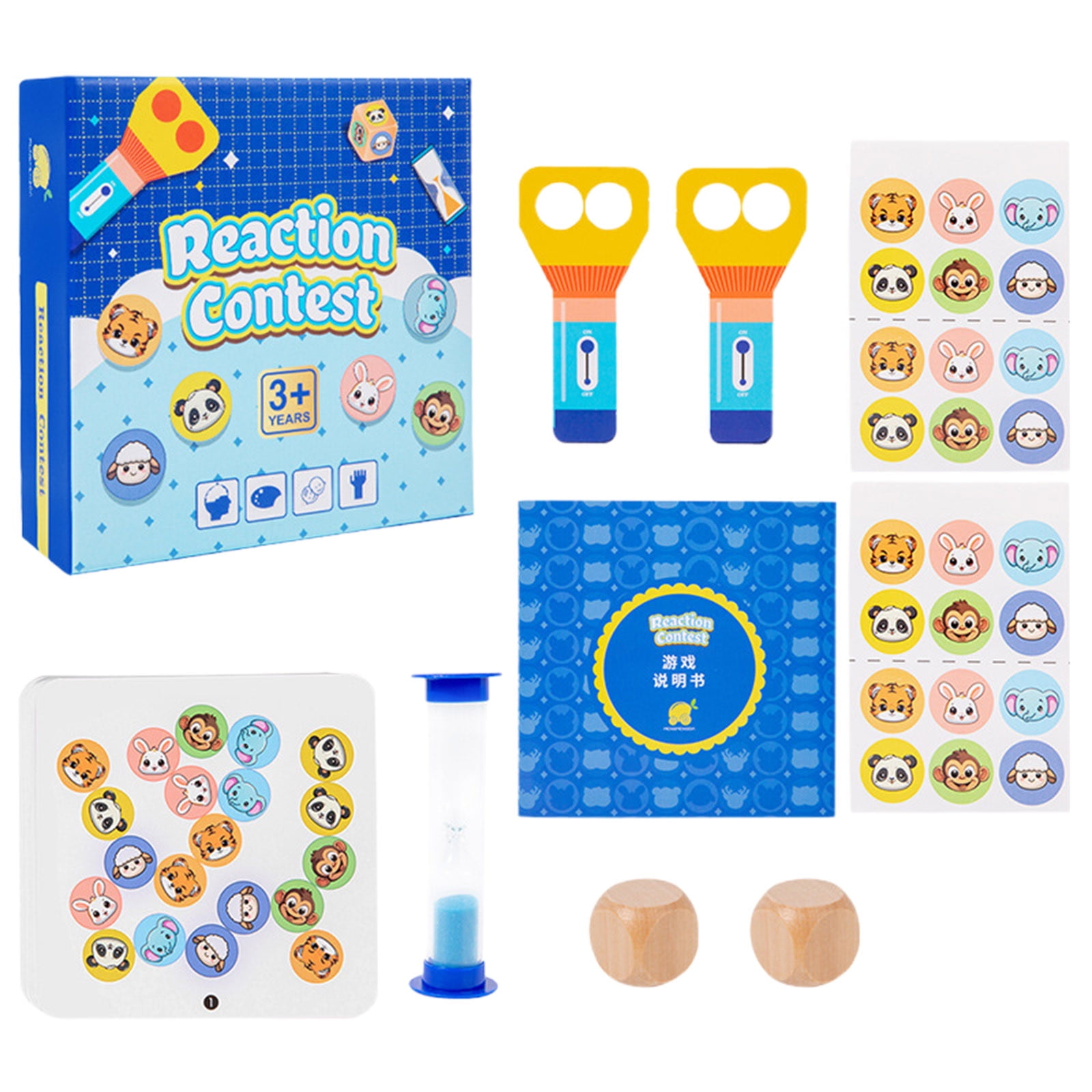 Reaction Training Board Game 3-8 Years | Interactive Learning Toys for ...