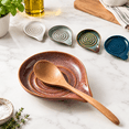 Reactive Red 1 Ceramic Spoon Rest For Stove Top and Kitchen Counter ...