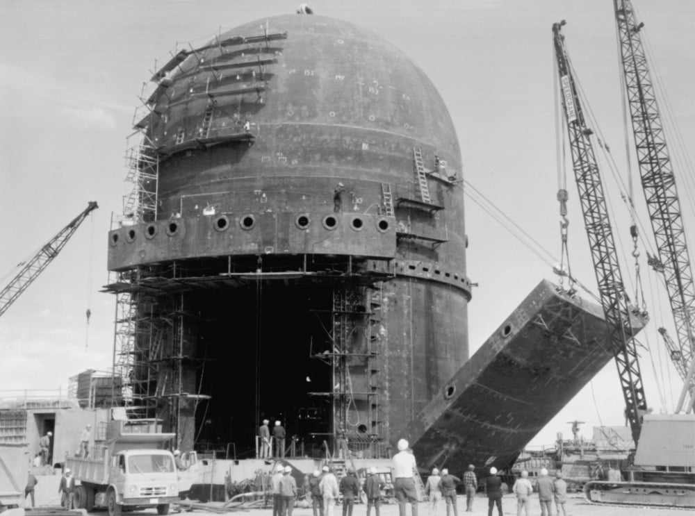 Reactor Containment Building Construction At The Idaho National ...