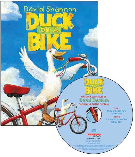 Read Along Book & CD Duck on a Bike, (Paperback) - Walmart.com