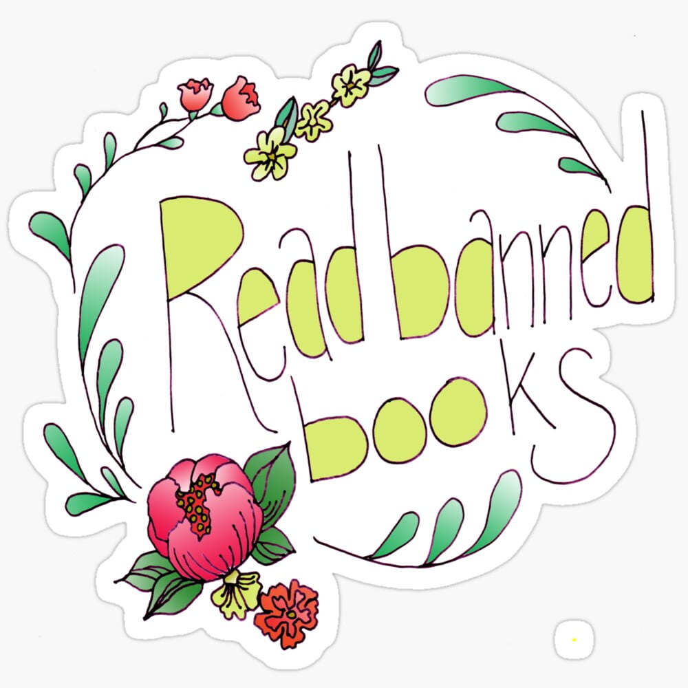 Read Banned Books Sticker Phone Decal Water Bottle Stickers Car Decals ...