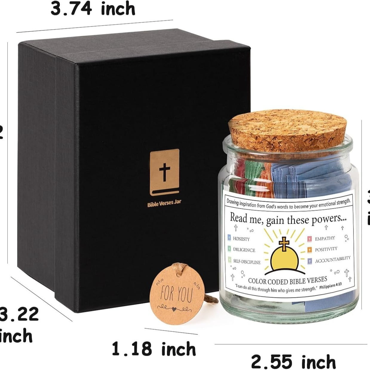 Read Me When Bible Verses Jar, Hope Jar Bible Verses, Color Coded Bible ...