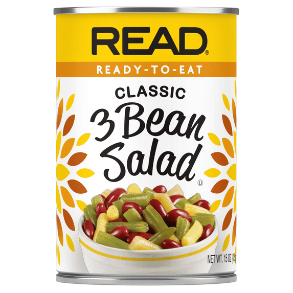Read Ready-to-Eat 3 Bean Salad, Cold or Hot, 15 oz Can - Walmart.com