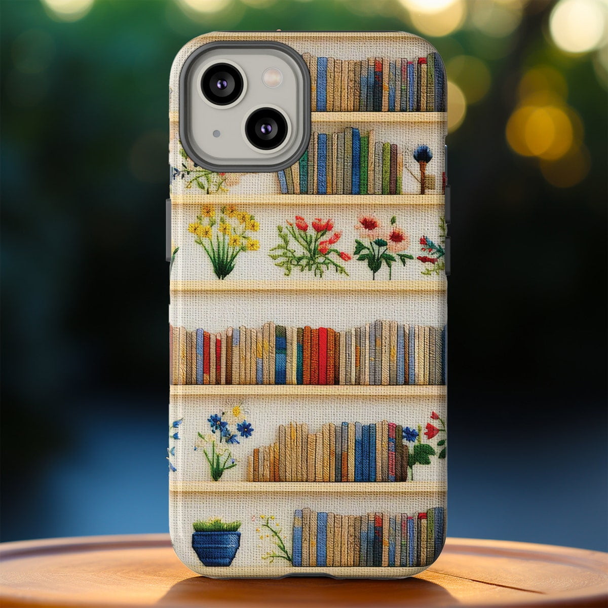 Read 'Em and Weep Floral Cottagecore Book Club iPhone Case 17 to 11 Pro ...