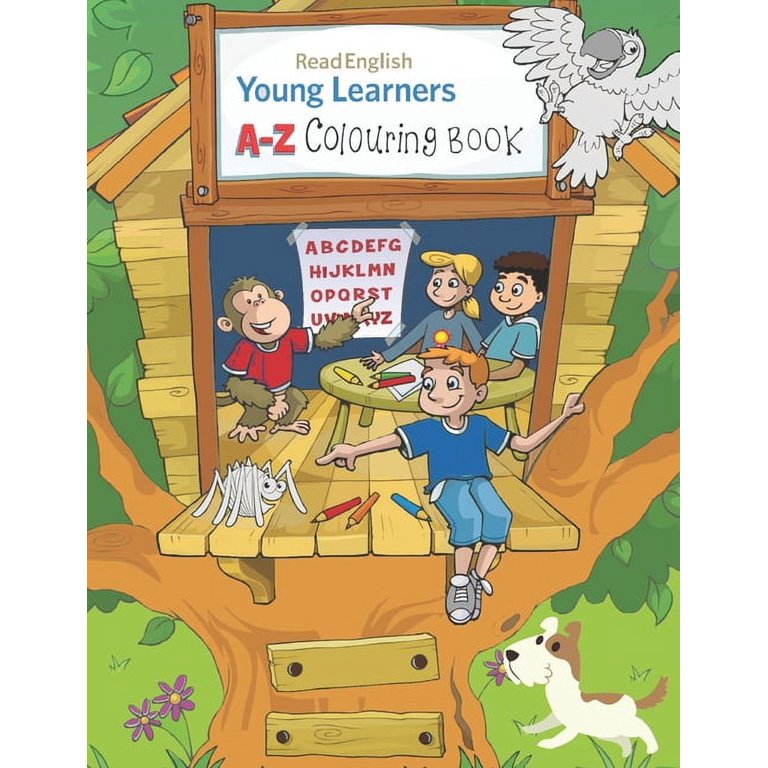 learning english coloring pages