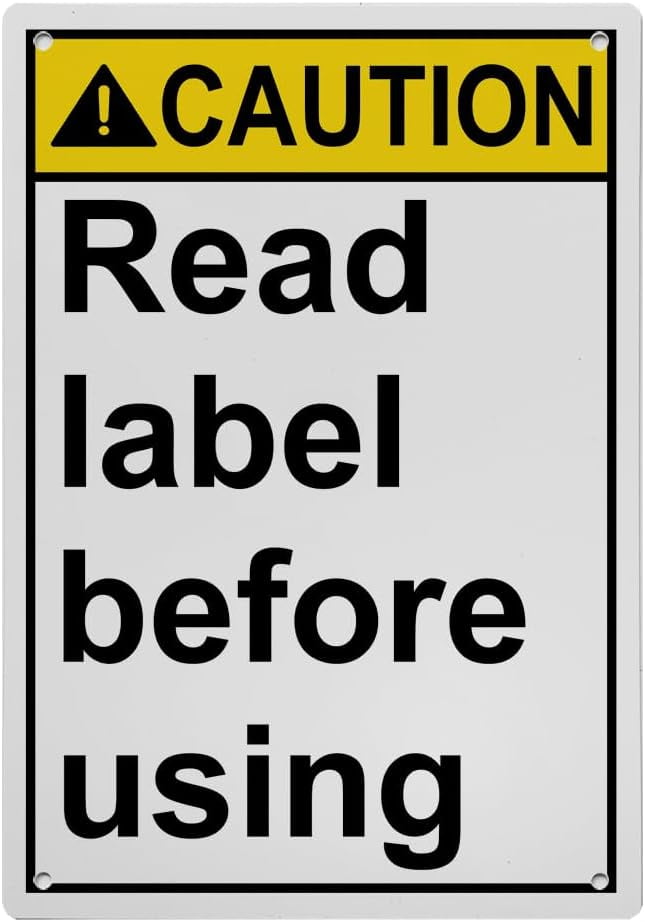 Read Label Before Use MSDS Sign, Industrial MSDS Right to Know Sign 8 ...