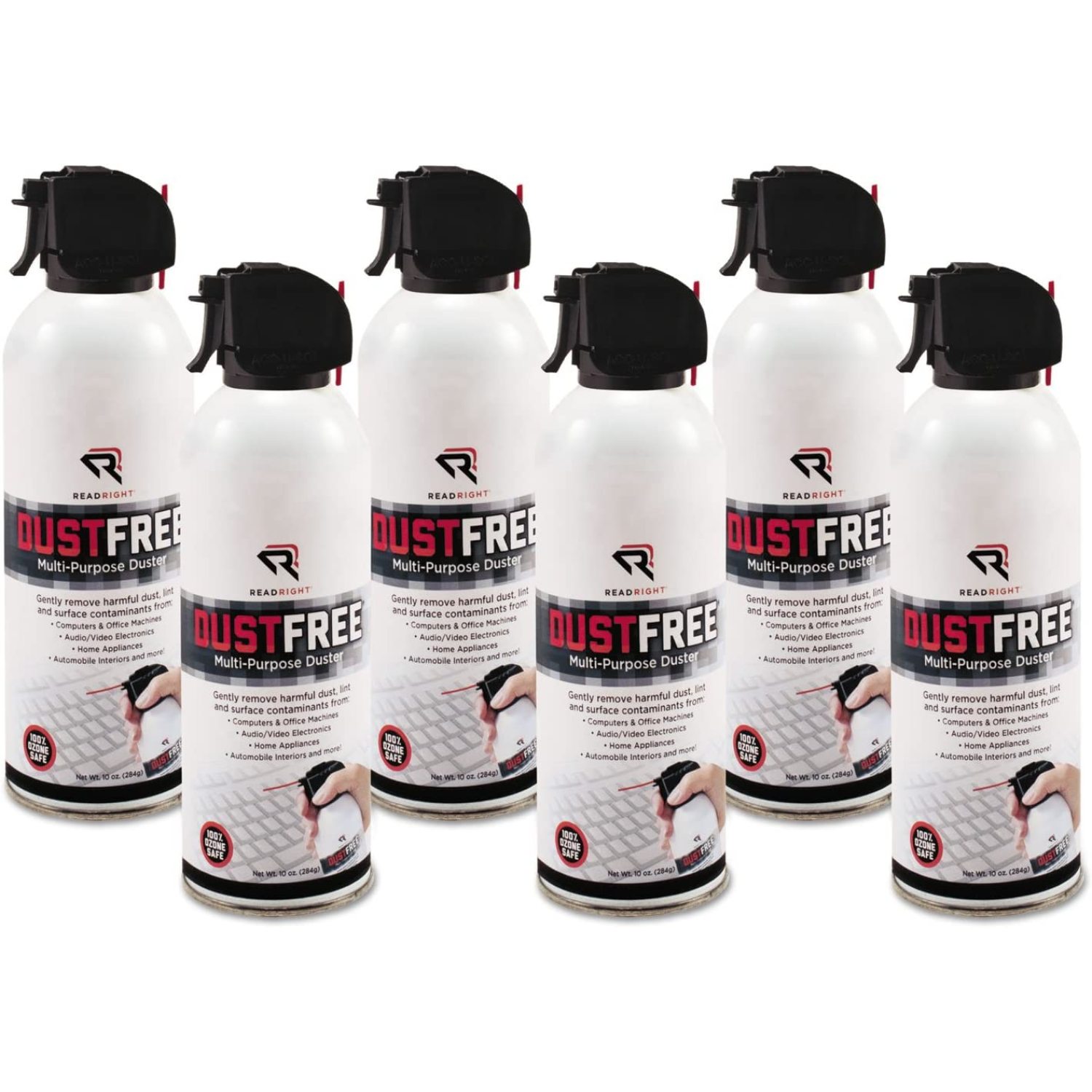 Read Right Rr3760 Dustfree Multipurpose Duster 6 10Oz Cans/Pack ...