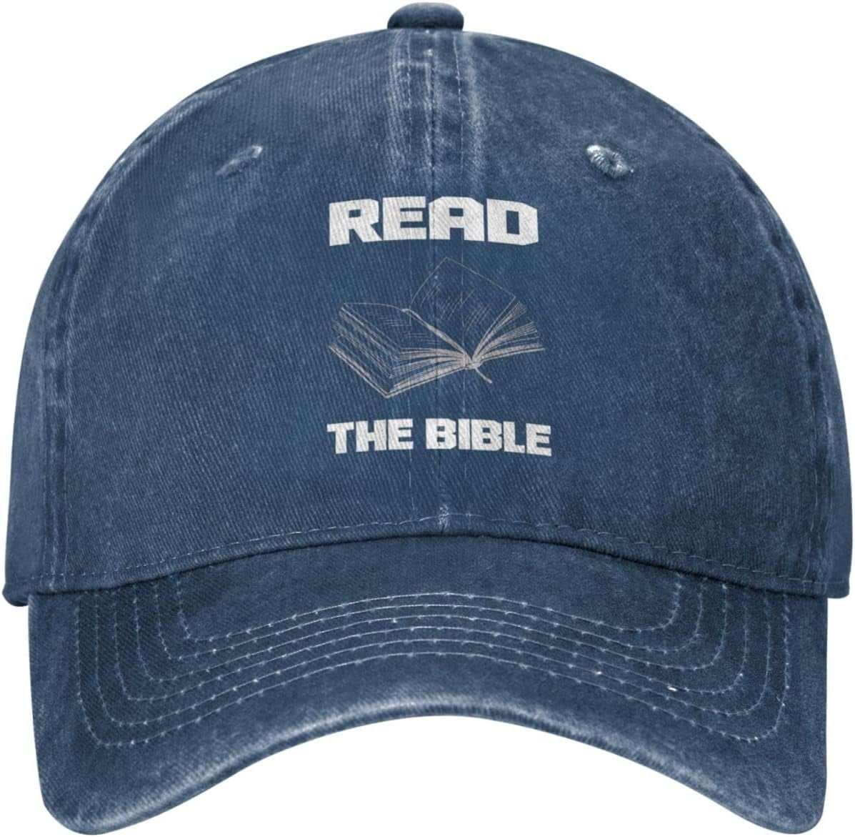 Read The Bible Hat for Men Dad Hats Graphic Hat - Walmart.com