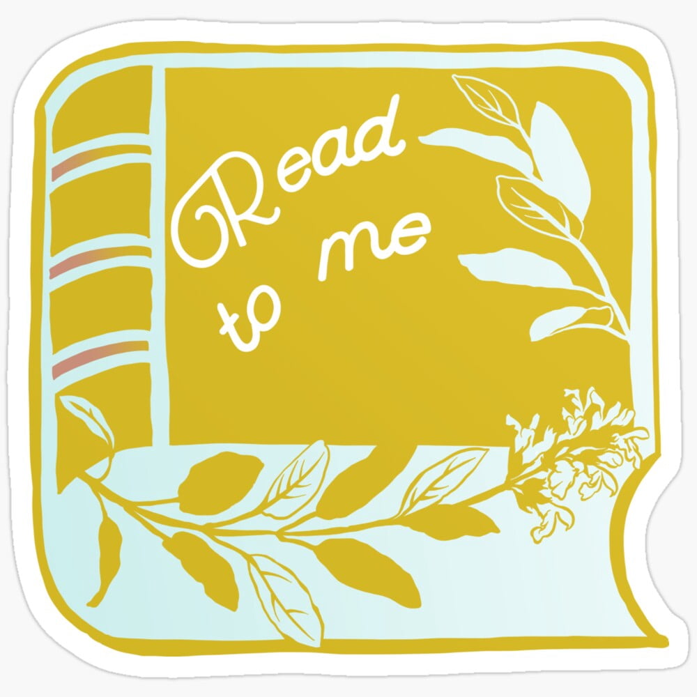 Read To Me Sticker Phone Decal Water Bottle Stickers Car Decals, Laptop ...