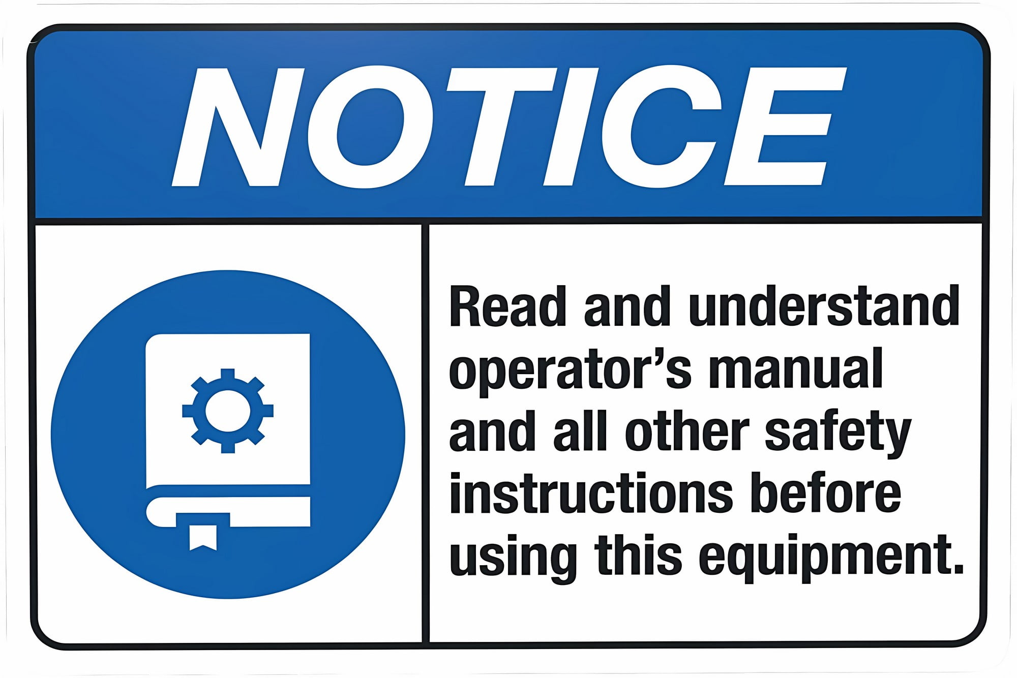 Read And Understand Operator's Manual And All Other Warning Sign - 8 ...