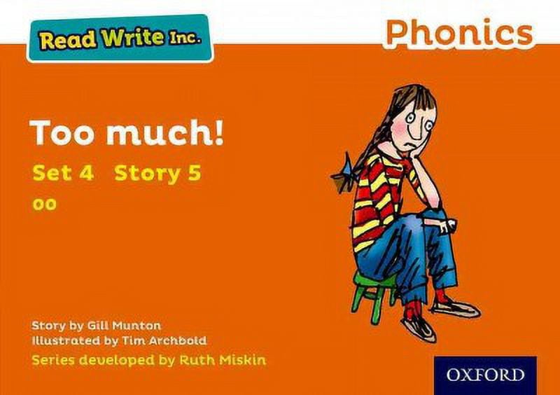 Read Write Inc. Phonics: Orange Set 4 Storybook 5 Too Much! - Walmart.com