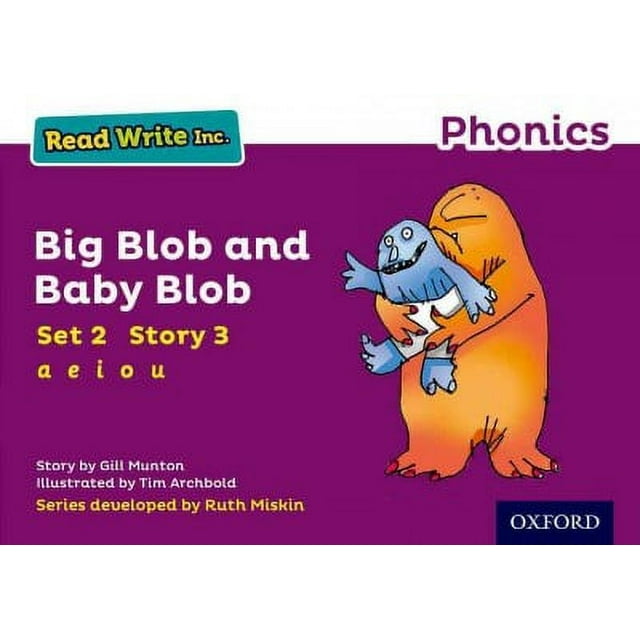 Read Write Inc. Phonics: Purple Set 2 Storybook 3 Big Blob And Baby Blob - Walmart.com