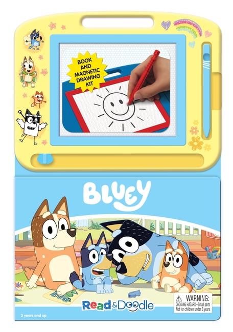 Read & Doodle BBC Bluey Read & Doodle, (Hardcover) - Walmart.com