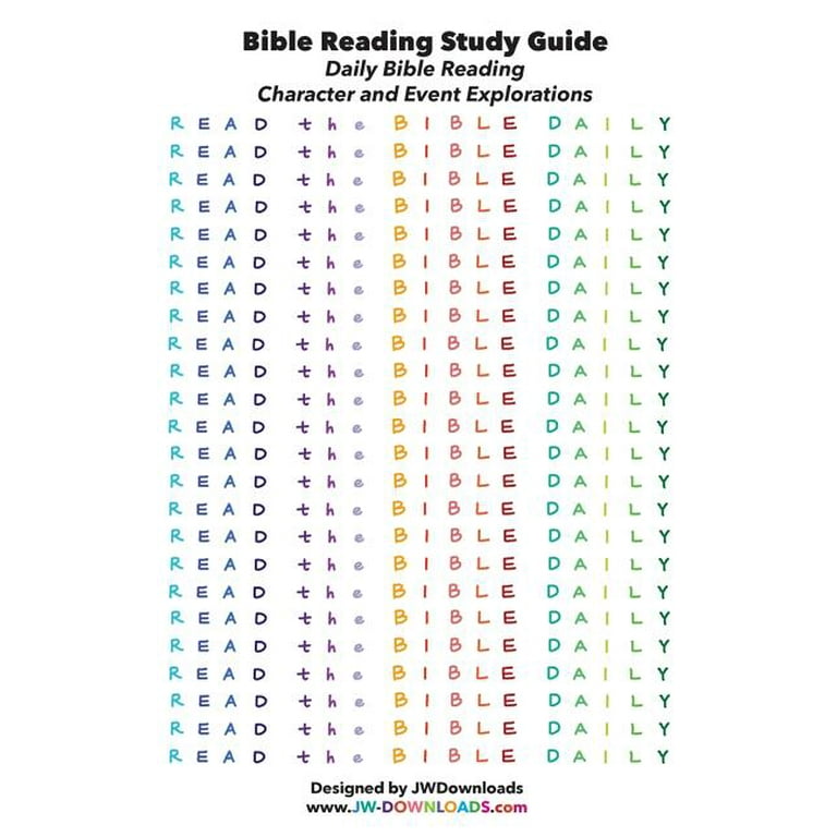 Guide To Reading The Bible