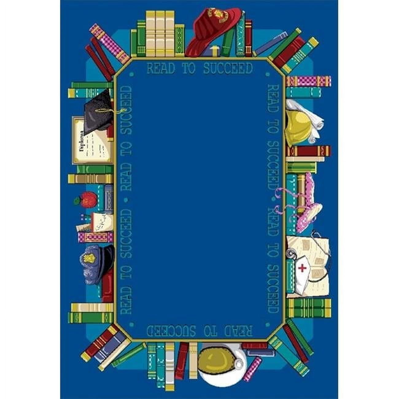 Read to Succeed 5 ft.4 in. x 7 ft.8 in. Oval WearOn Nylon Machine ...