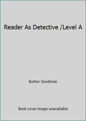 Pre-Owned Reader As Detective /Level A (Paperback) 1567650171 ...