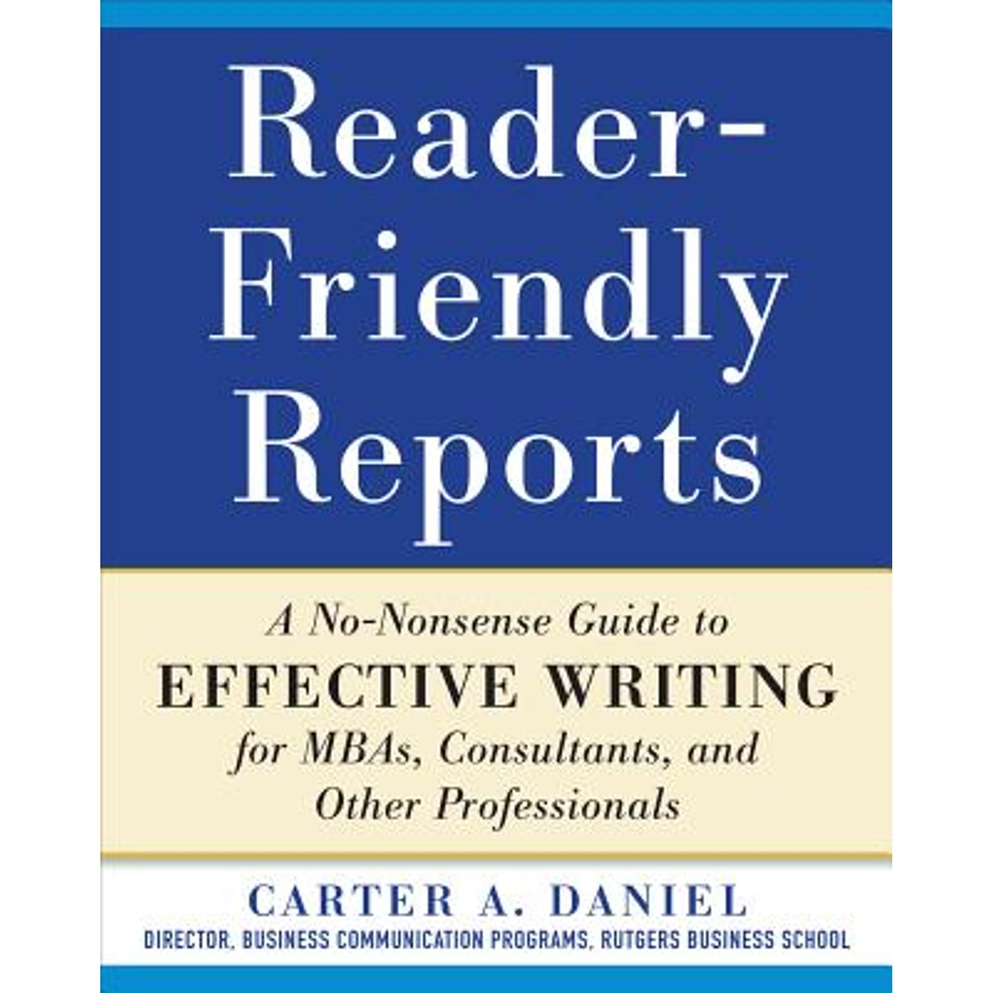 Pre-Owned Reader-Friendly Reports (Paperback) by Daniel - Walmart.com